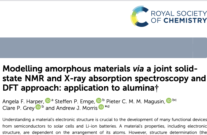 Modelling amorphous materials: application to alumina - Epivalence